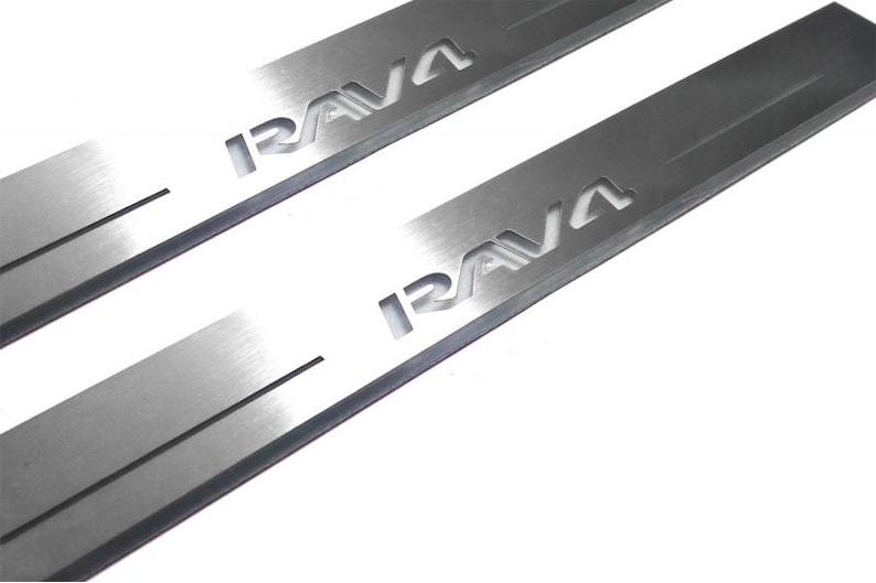 LED Door Sills for Rav4 V 2019–2025 Logo RAV4 – Lighted Entry Threshold ...