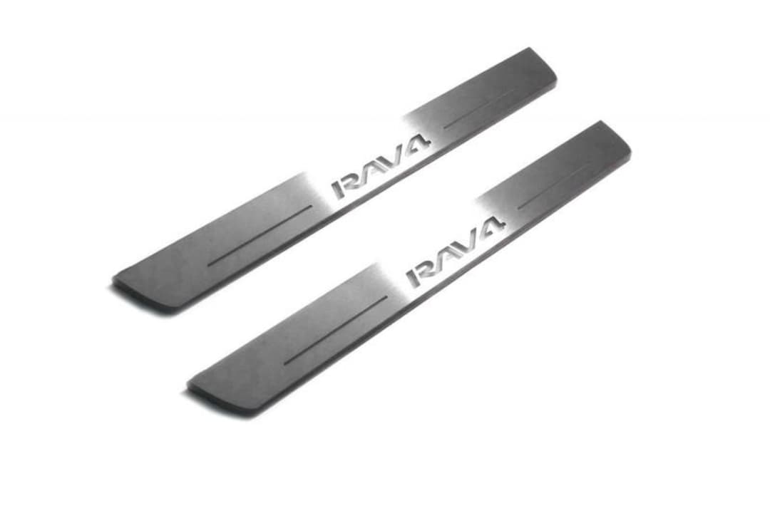 Custom LED Door Sills for Toyota Rav4 III 2005–2013 Logo RAV4 – Lighted ...