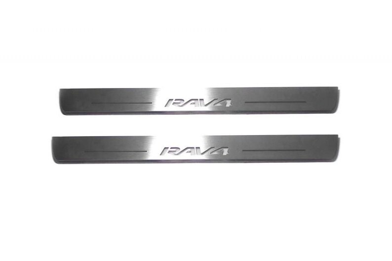 Custom LED Door Sills for Toyota Rav4 III 2005–2013 Logo RAV4 – Lighted ...