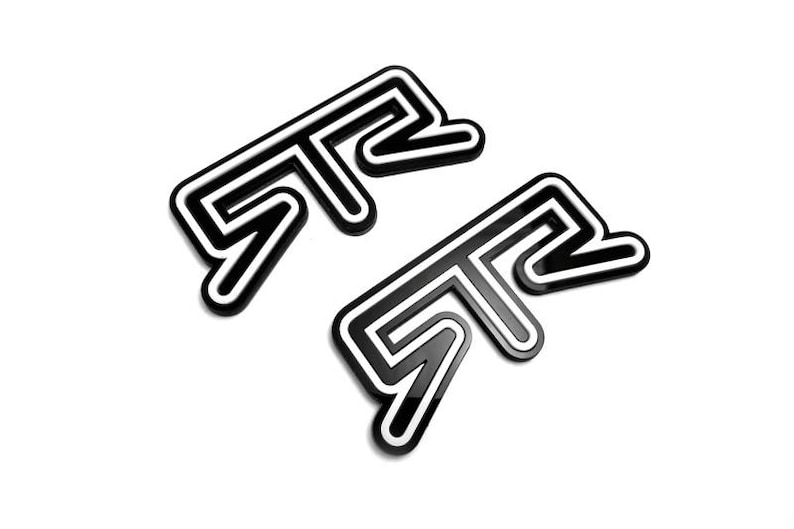 Custom RTR Fender Emblem for , Performance Logo, RTR Badge, Muscle Car ...