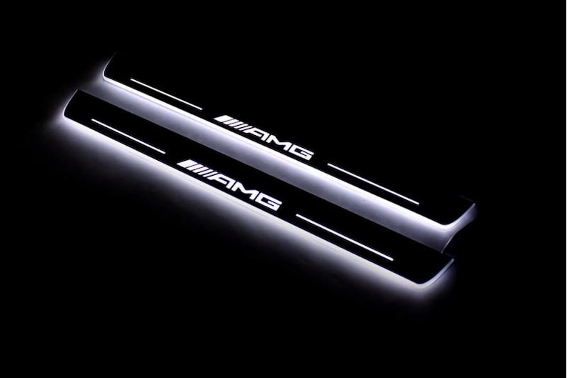 LED Door Sills With AMG Logo for Slk-class R171 2004-2011 | Illuminated ...