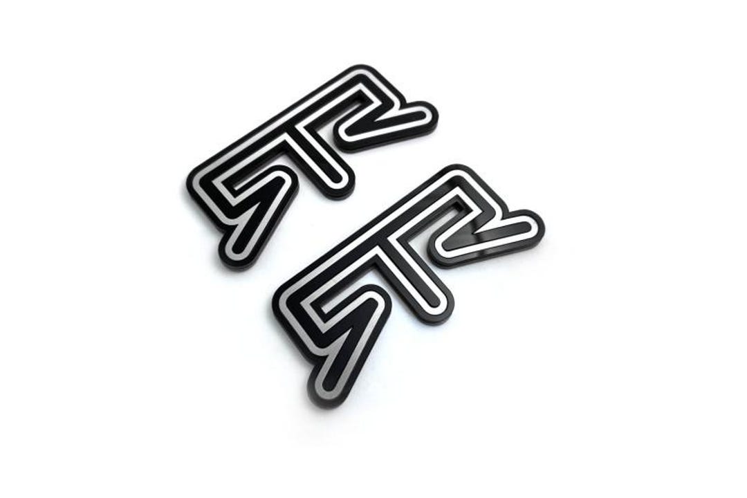 Custom RTR Fender Emblem for , Performance Logo, RTR Badge, Muscle Car ...