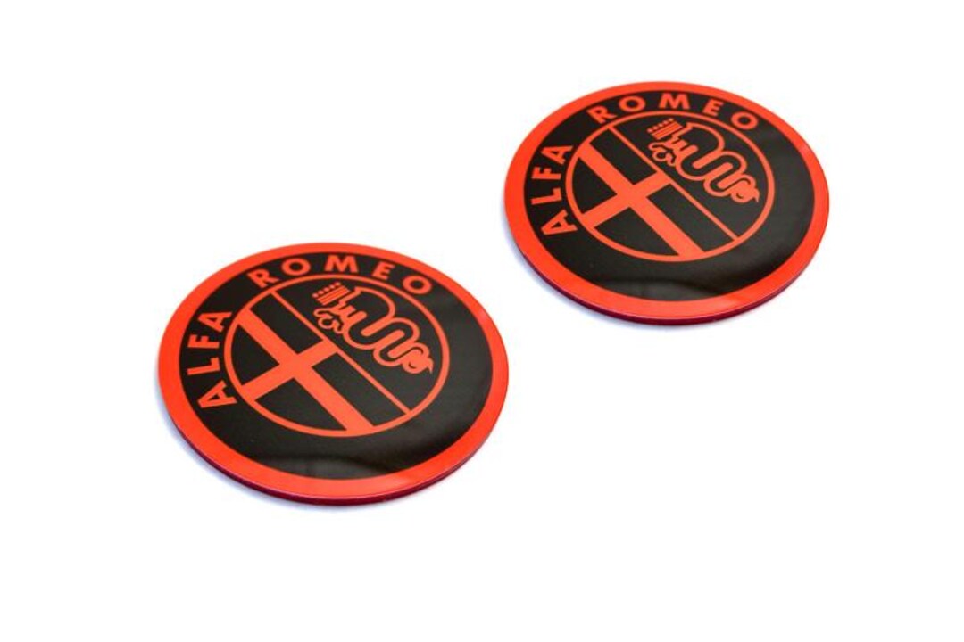 Custom Fender Emblem Badge With Alfa Romeo Logo, Sport Emblem, Custom ...