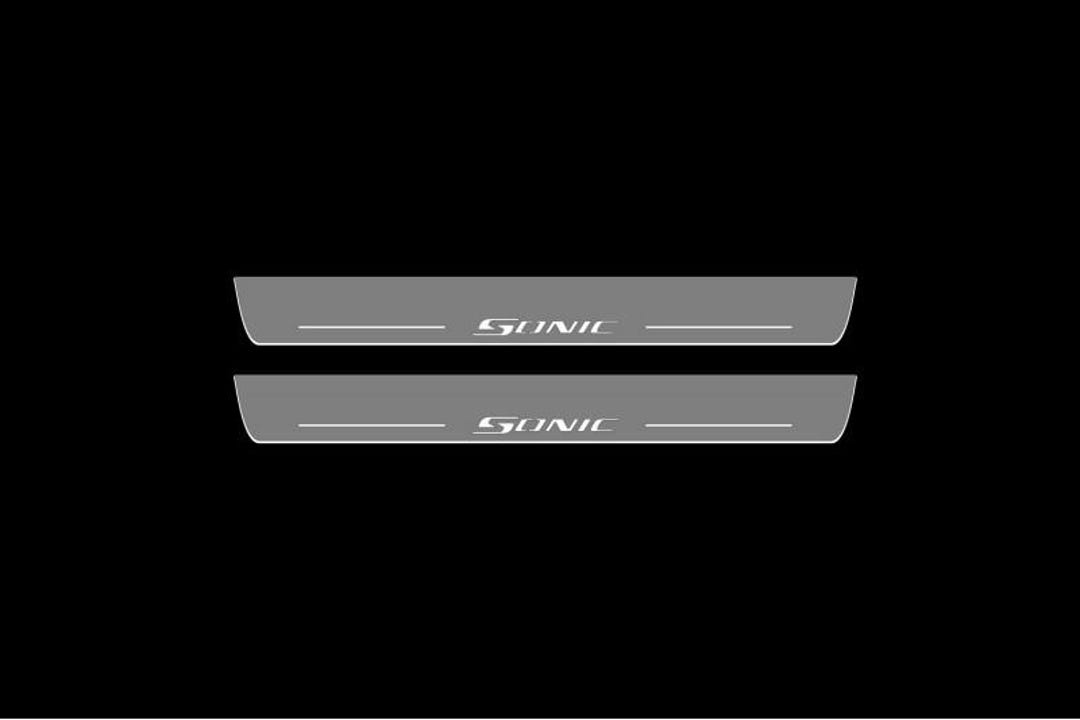 Custom LED Door Sills for Sonic 2012+ Logo Sonic – Illuminated Entry ...