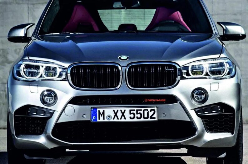 Custom Radiator Grille Emblem Badge With Nickname, Car Accessories ...