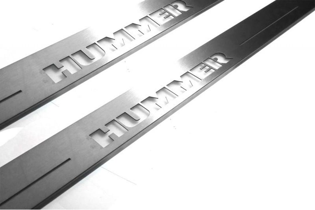 Custom Illuminated Door Sills for Hummer H2 2002–2009 – LED Entry Step ...