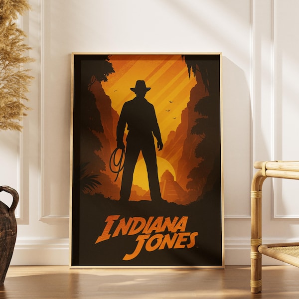 Indiana Jones Poster - Etsy