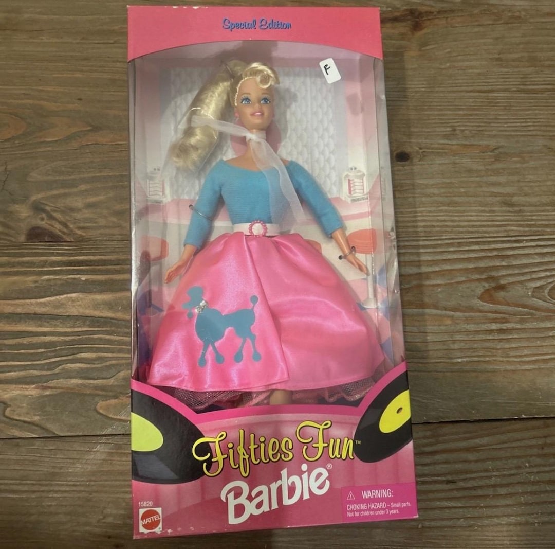 1996 Fifties Fun Barbie – Special Edition – Vintage 50s Style Poodle ...