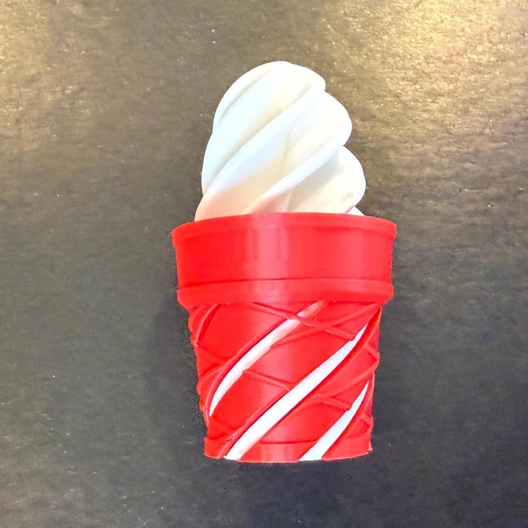 Ice Cream Cone Twist Fidget Toy | 3D Printed Fidget Gift - Etsy