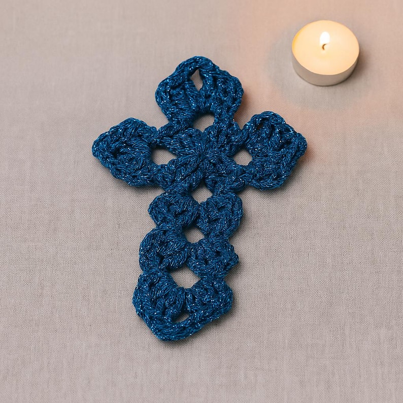 Crochet Cross Pattern: Beginner Friendly Ornament (PDF Pattern) - Etsy