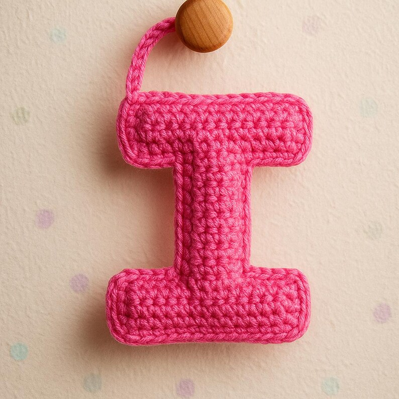 Amigurumi Letter I Crochet Pattern PDF : Keychain or Bag Charm - Etsy