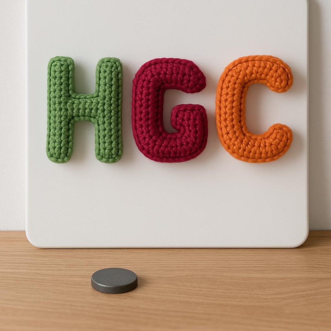 Mini Amigurumi Letters H G C Crochet Pattern PDF : Stuffed Alphabet ...