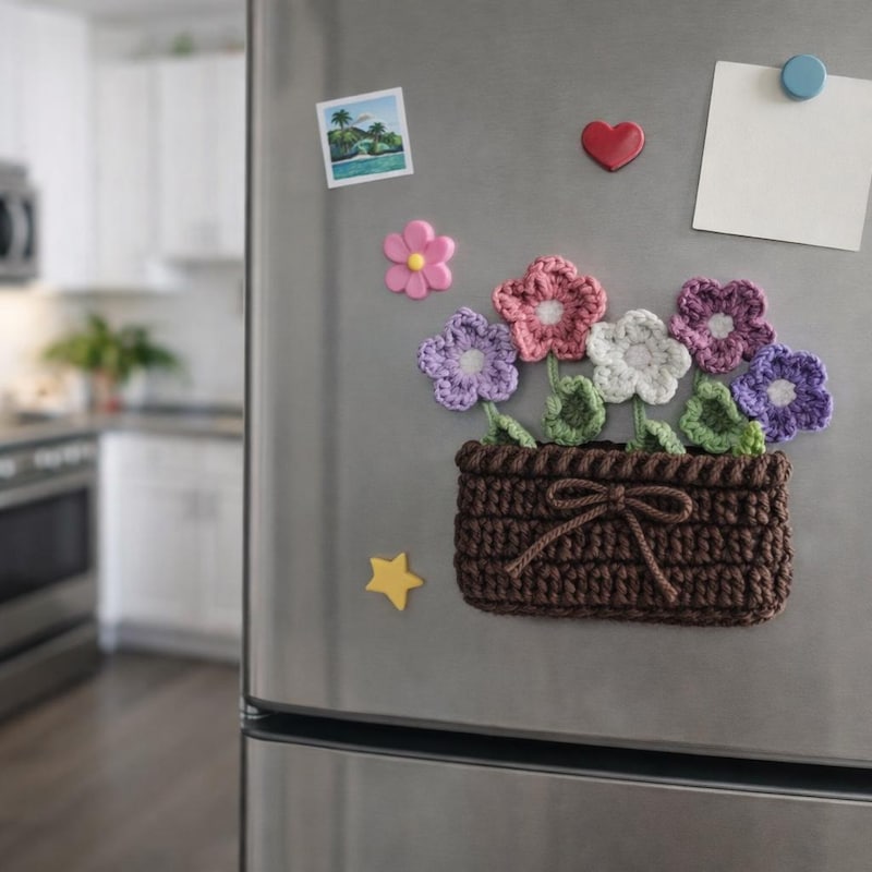 Crocheted Magnets - Etsy