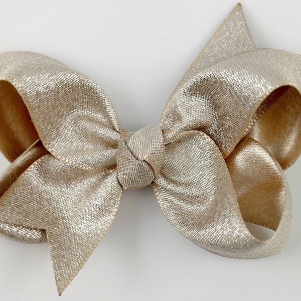 Metallic Gold Bow - Etsy