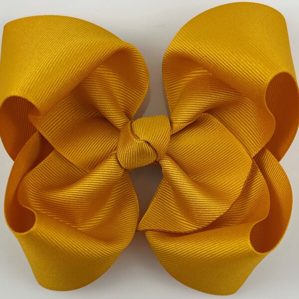 Mustard Yellow Bows - Etsy