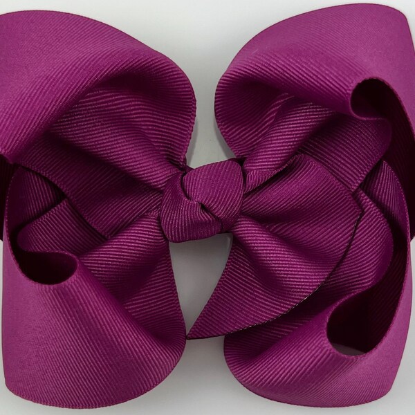 Magenta Hair Bow - Etsy