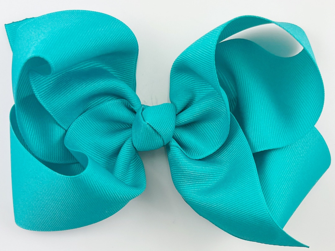 Lazos de pelo azules para niñas en el Caribe / Extra grandes de 6 ...