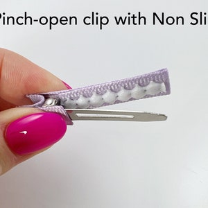 Lavender Satin 4 Inch Girls Hair Bow Satin Hair Bows on - Etsy