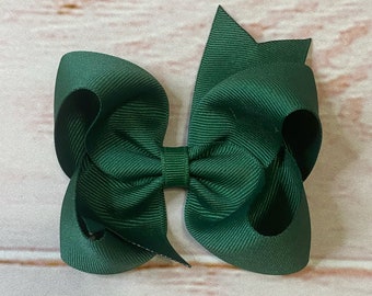 Green Hair Bow | Etsy