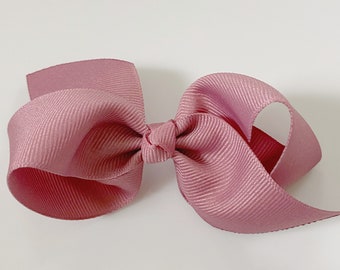 Mauve Hair Bow | Etsy