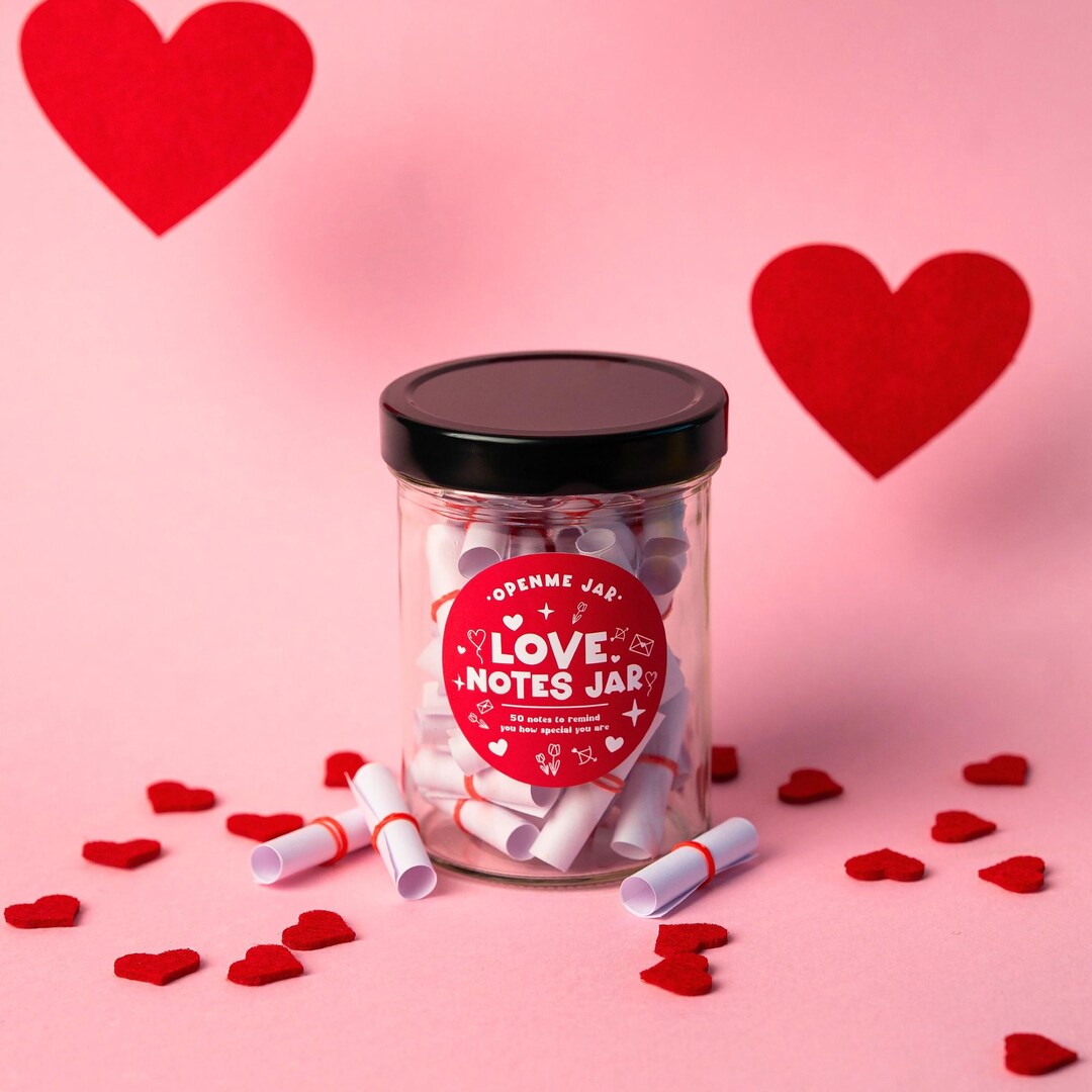 Love Notes Jar, Affirmation Jar, Romantic Gift, Positive Affirmations ...