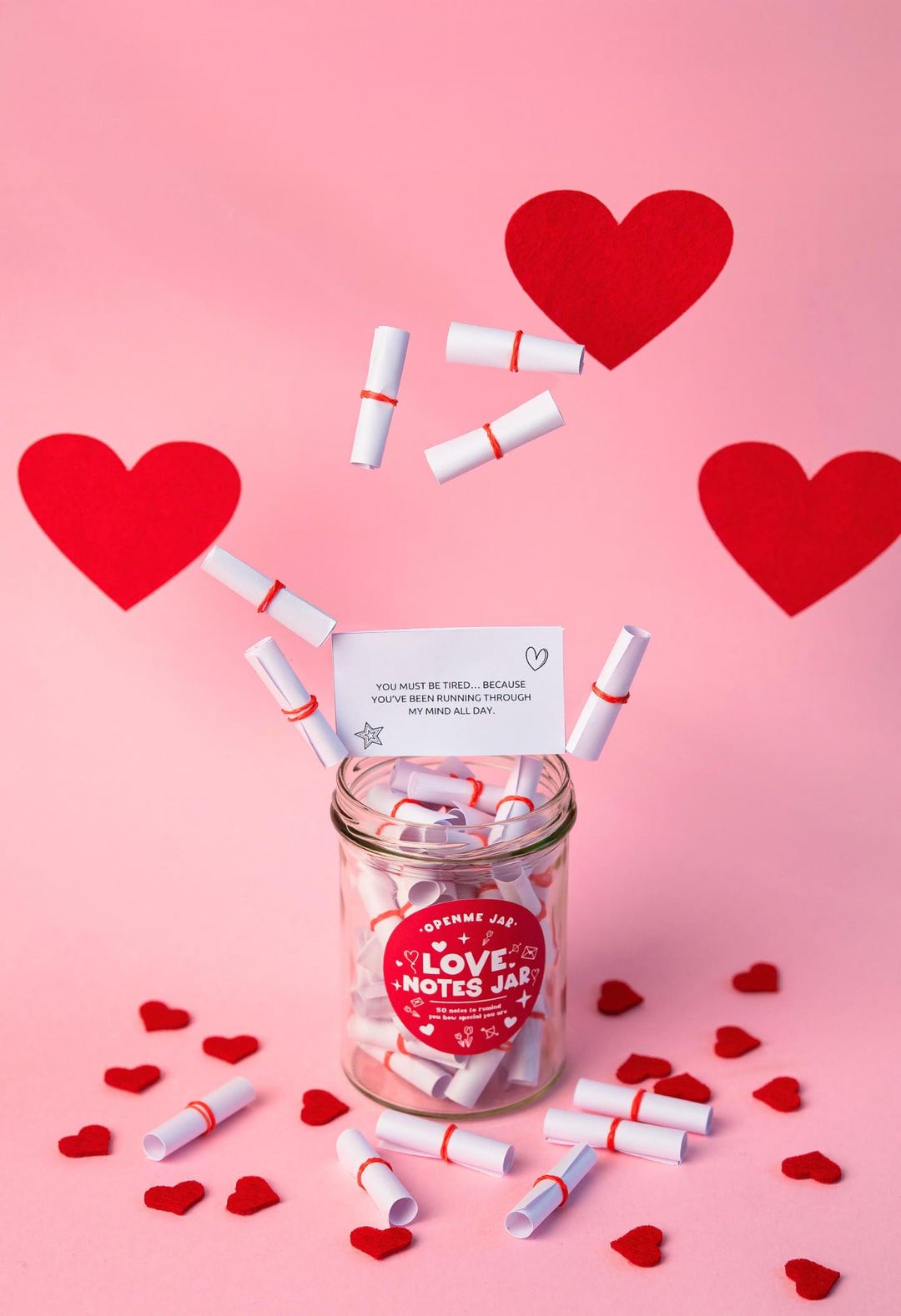 Love Notes Jar, Affirmation Jar, Romantic Gift, Positive Affirmations ...