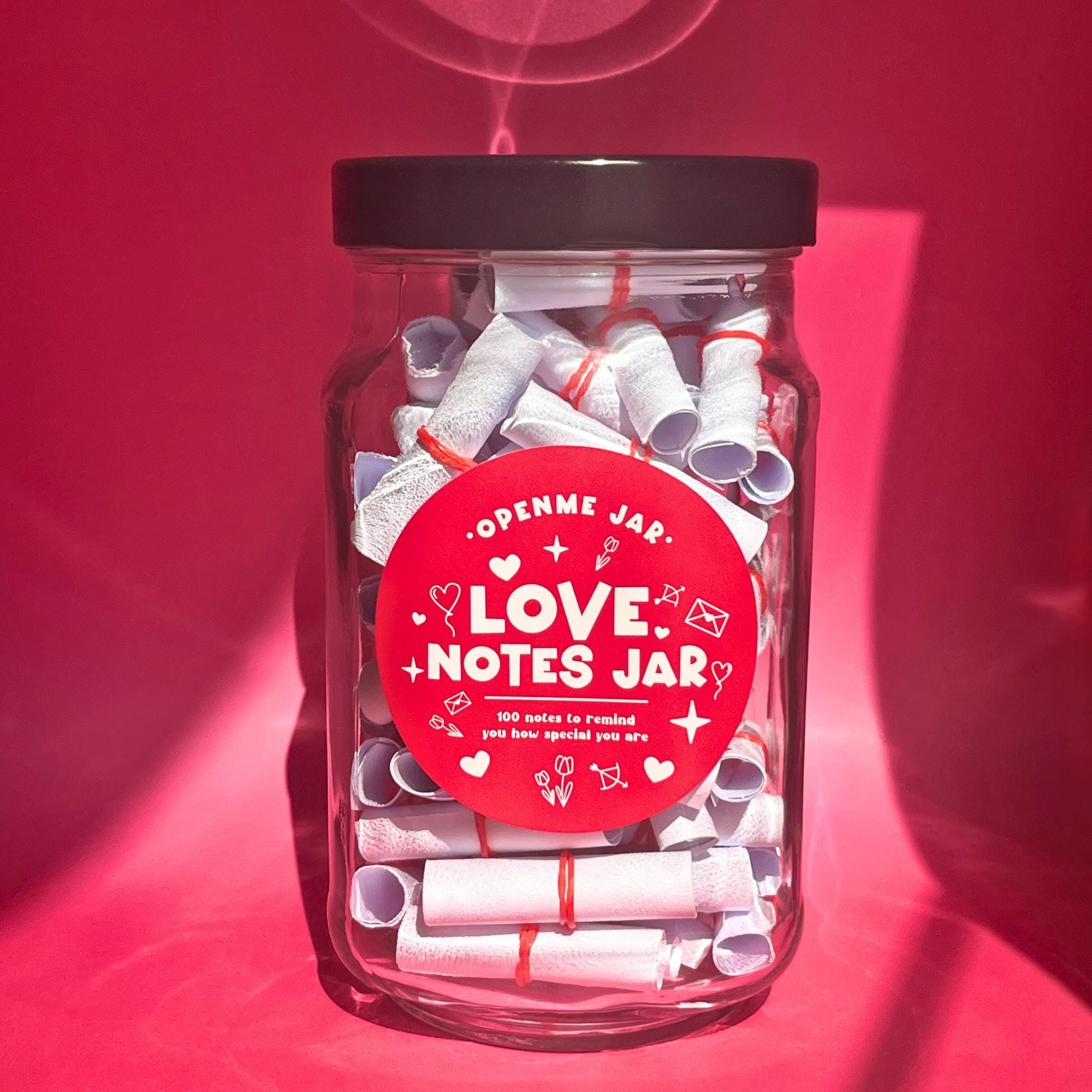Love Notes Jar, Affirmation Jar, Romantic Gift, Positive Affirmations ...