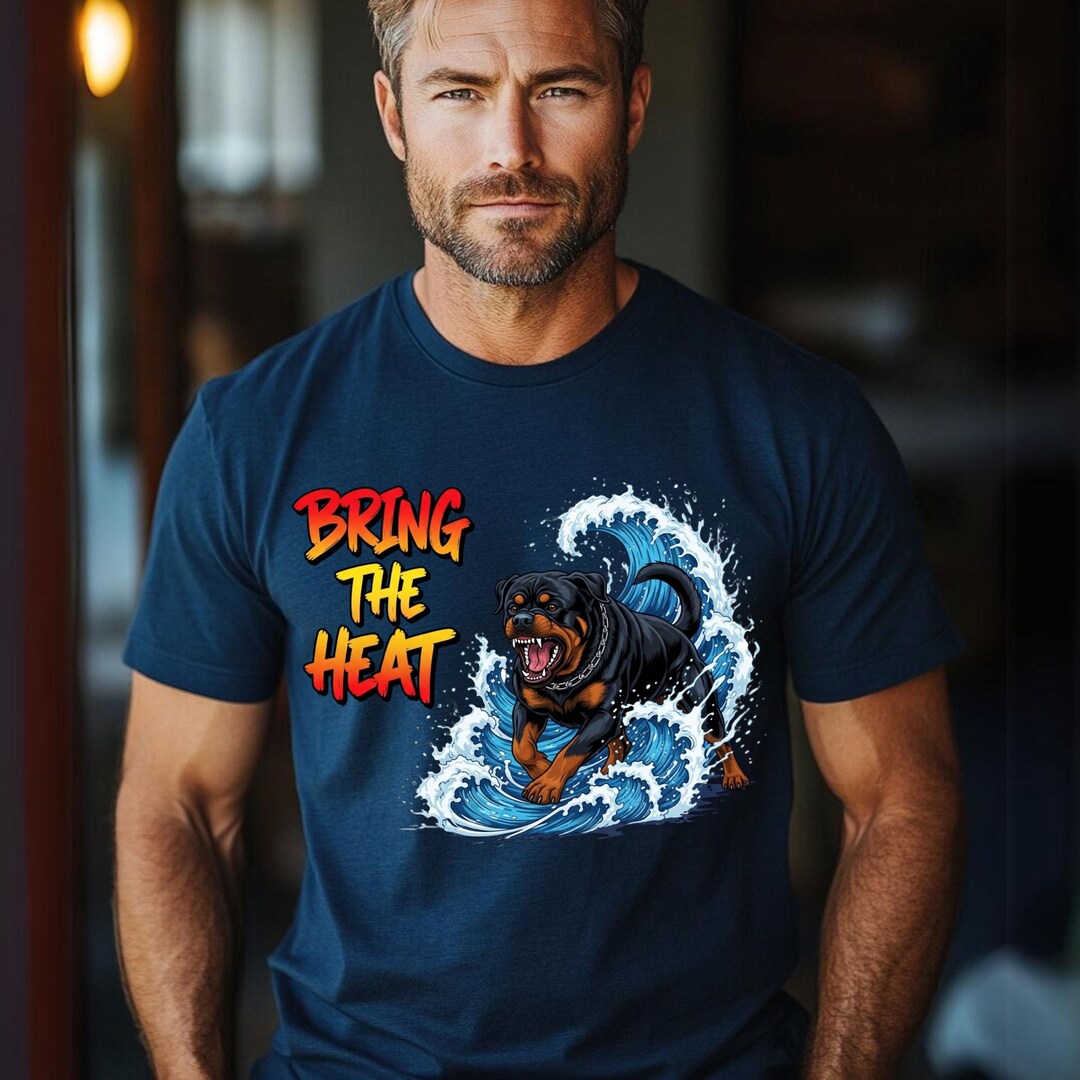 Fierce Rottweiler Bring the Heat Graphic: Dog Breed PNG (digital ...