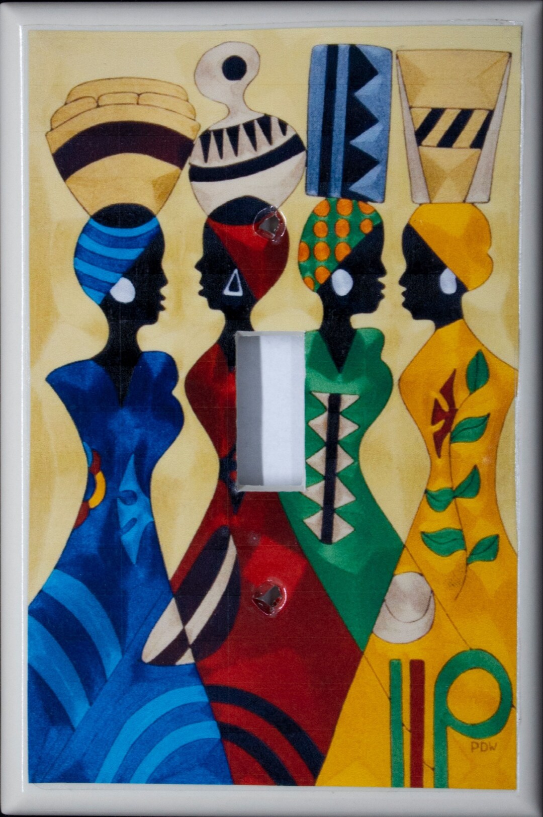 Silk Thread Art Switchplate - Etsy