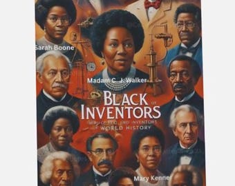 Quarterhouse Black Inventors Poster Set, STEM and History Classroom ...