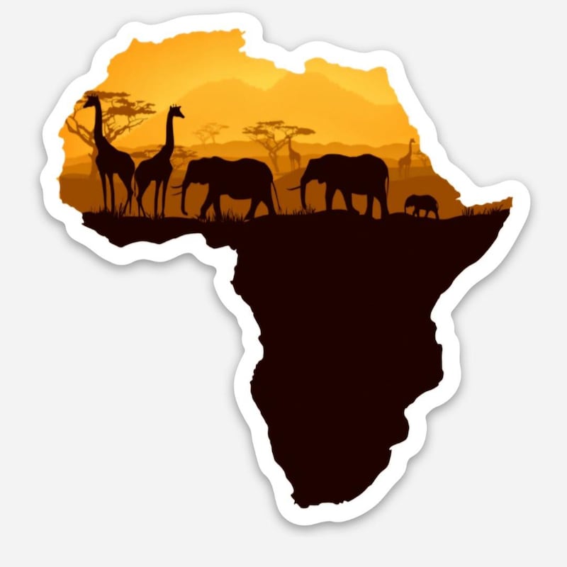 African Stickers - Etsy