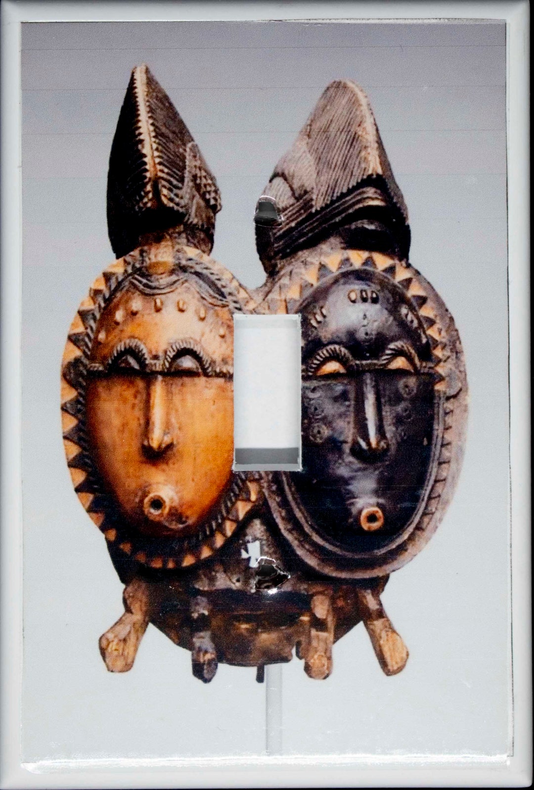 African Mask Switchplate 1 - Etsy