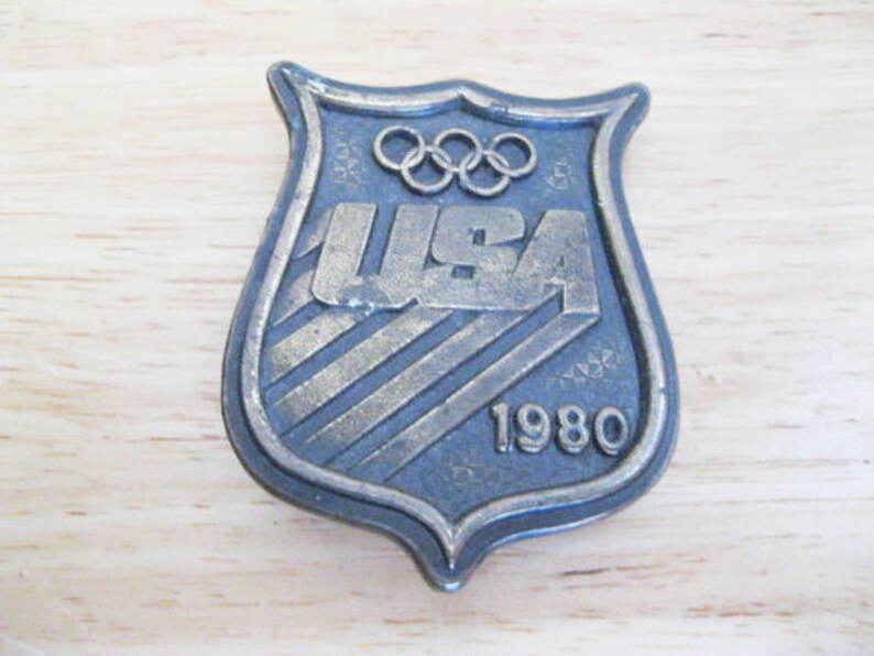 USA Olympics 1980 Belt Buckle Sports Bergamot Brass Works. | Etsy