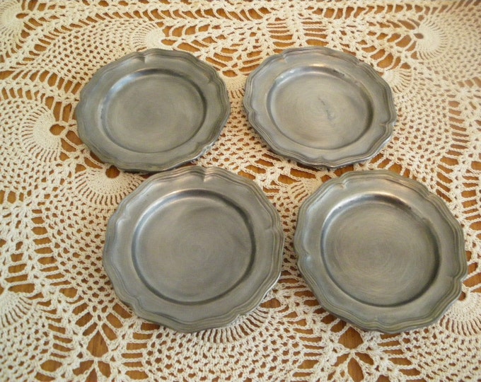 Vintage Pewter Coasters Colonial Castings Meriden Conn - Etsy