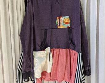 Patchwork Hoodie | Etsy