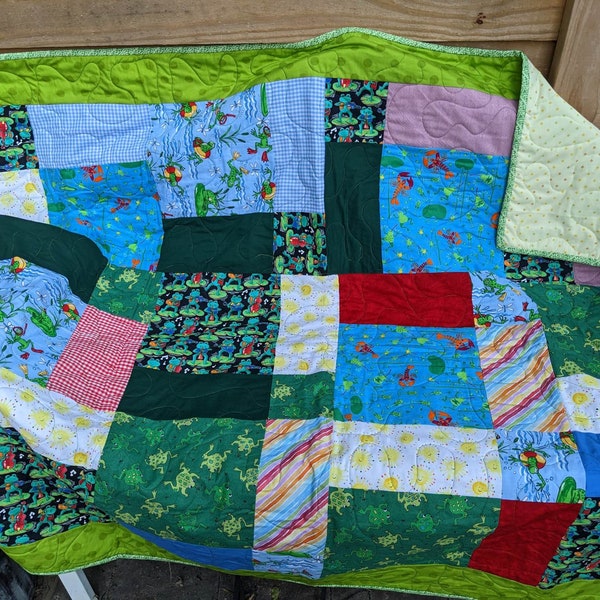Yellow Lap Quilt - Etsy