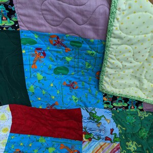 Handcrafted Frog Patchwork Lap/throw Quilt - Etsy
