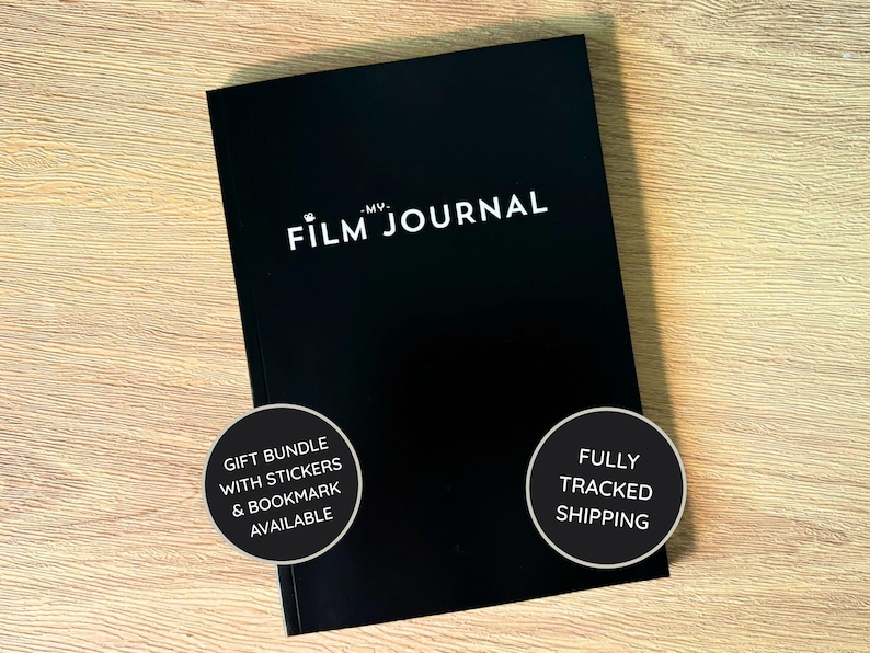 Movie Journal for Film Lovers | A5 Notebook Gift for Cinema Buffs ...