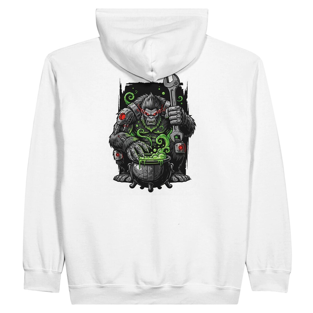 Werewolf Trucker Hoodie | Monster Big Rig Hoodie | Gothic Biker ...