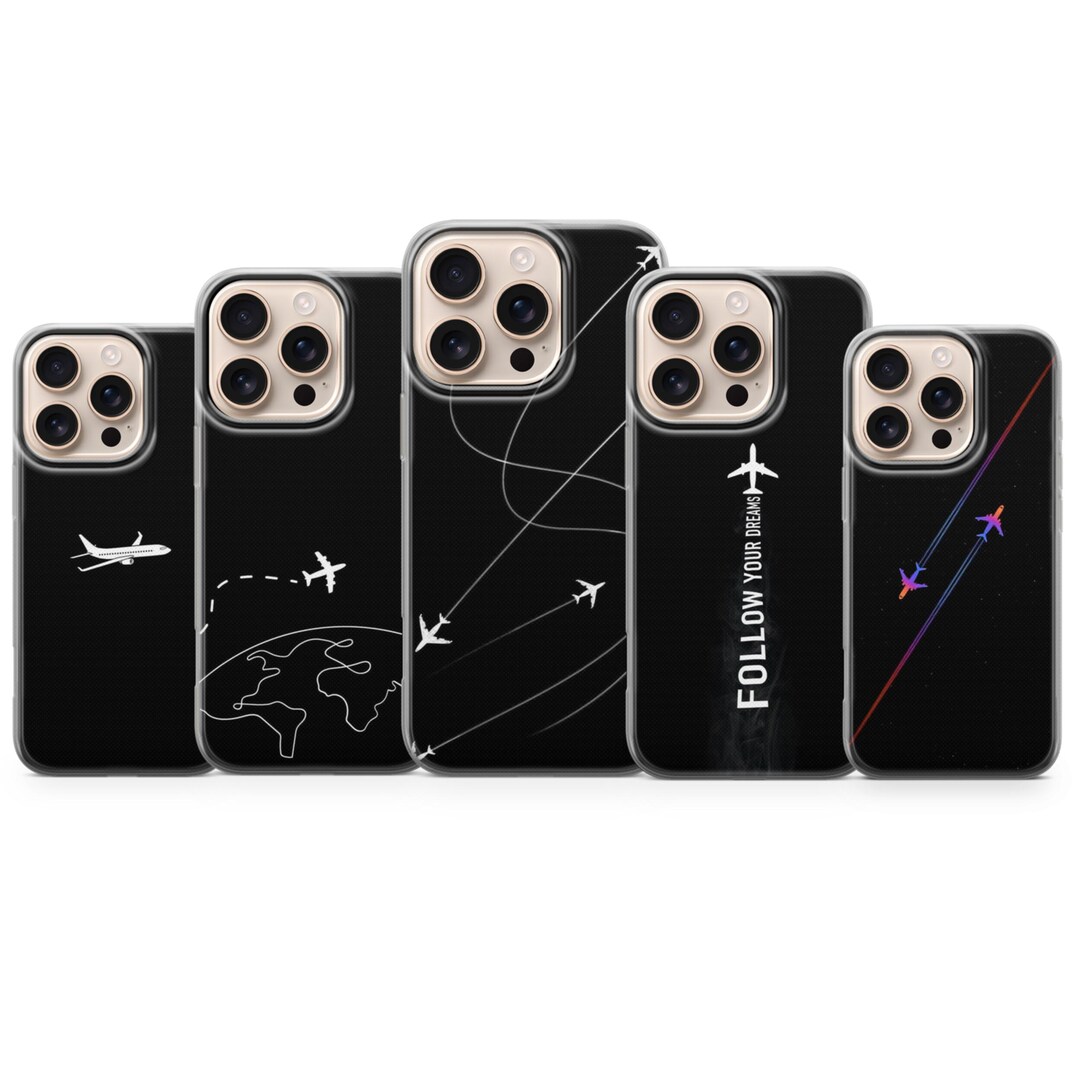 Aircraft Phone Case Aviation Cover for iPhone 17 Pro Max 16 15 14 13 ...