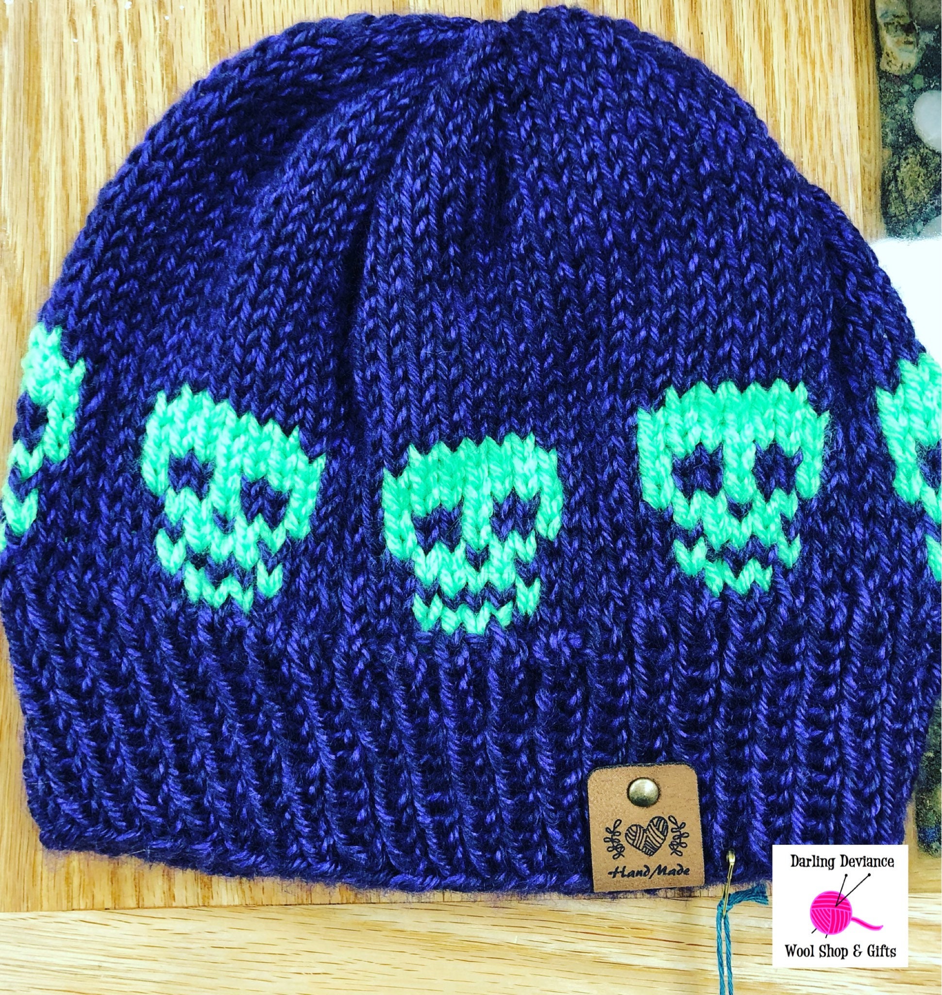 Skull Cap Beanie PDF Knitting Pattern - Etsy