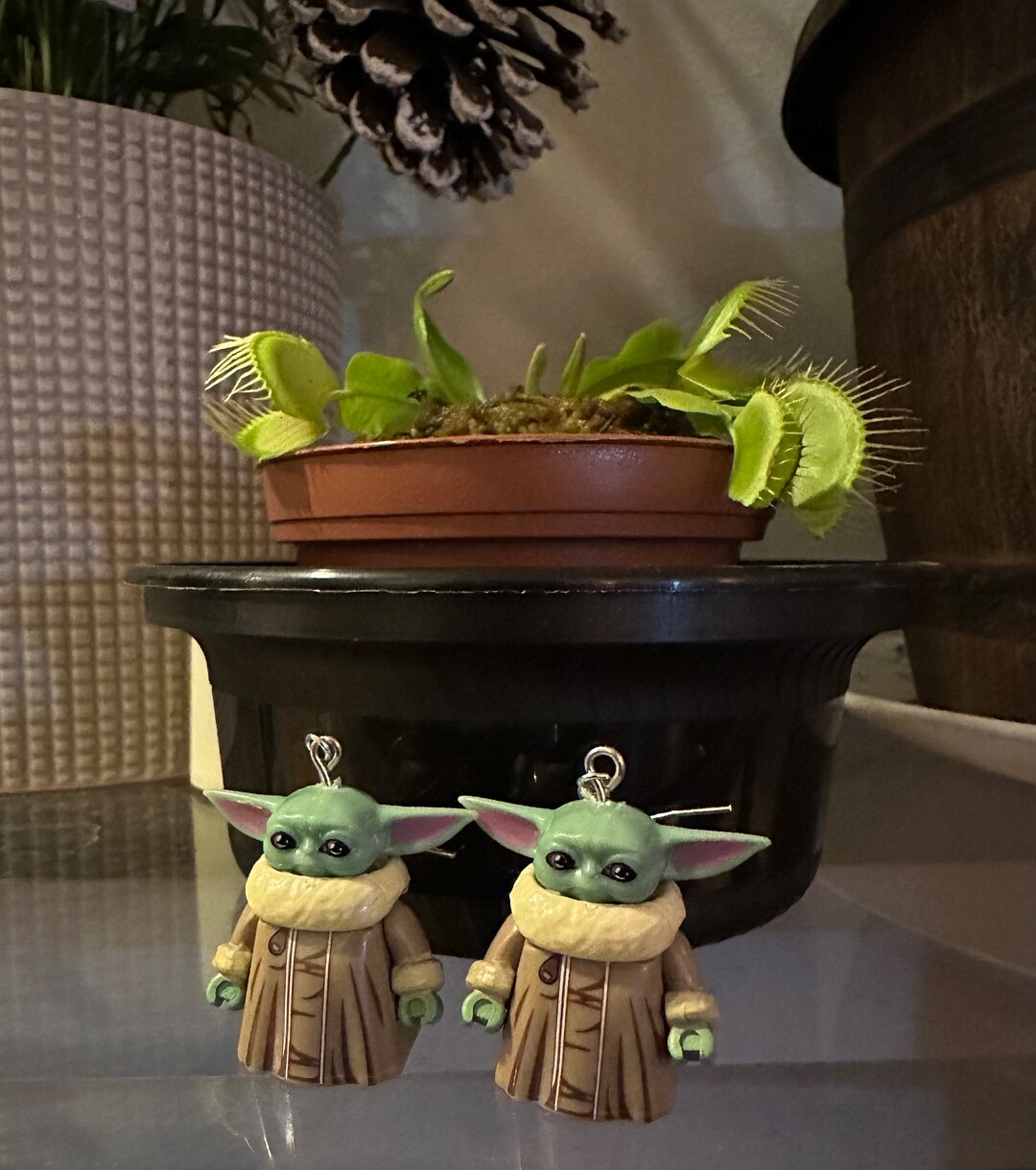 Grogu Baby Alien Earrings Lego Compatible Figurine - Etsy