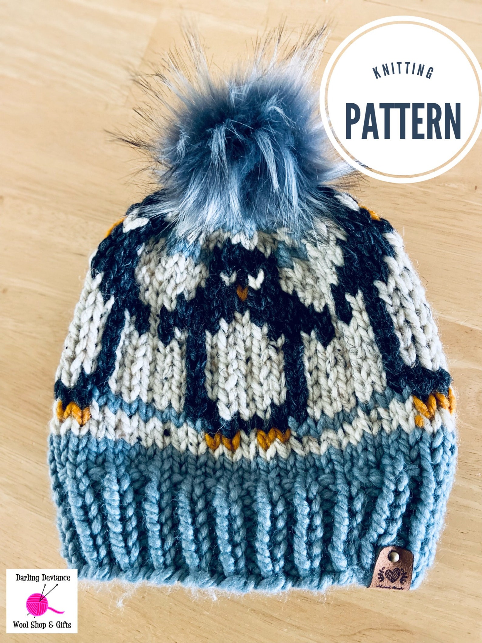 PDF Pattern Percy the Penguin Slouch Hat - Etsy