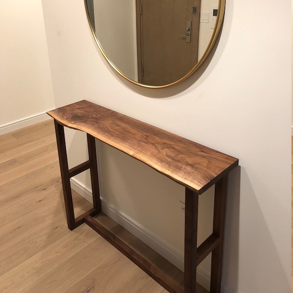 Live Edge Console - Etsy