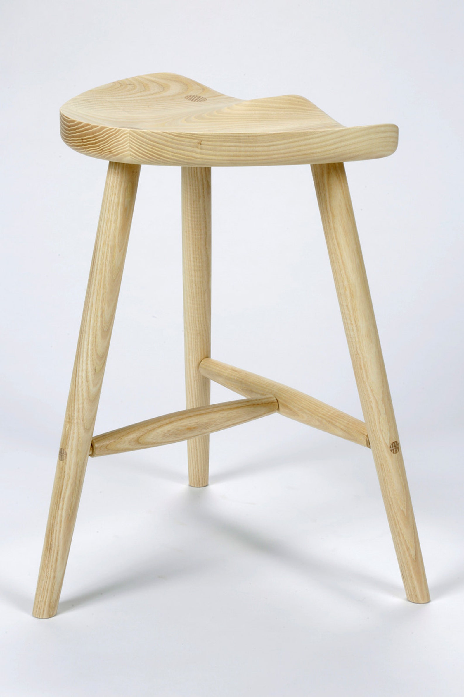 Milking Stool in White Ash - Etsy