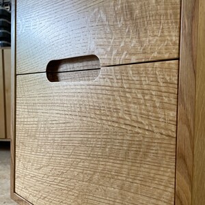 White Oak File Cabinet - Etsy