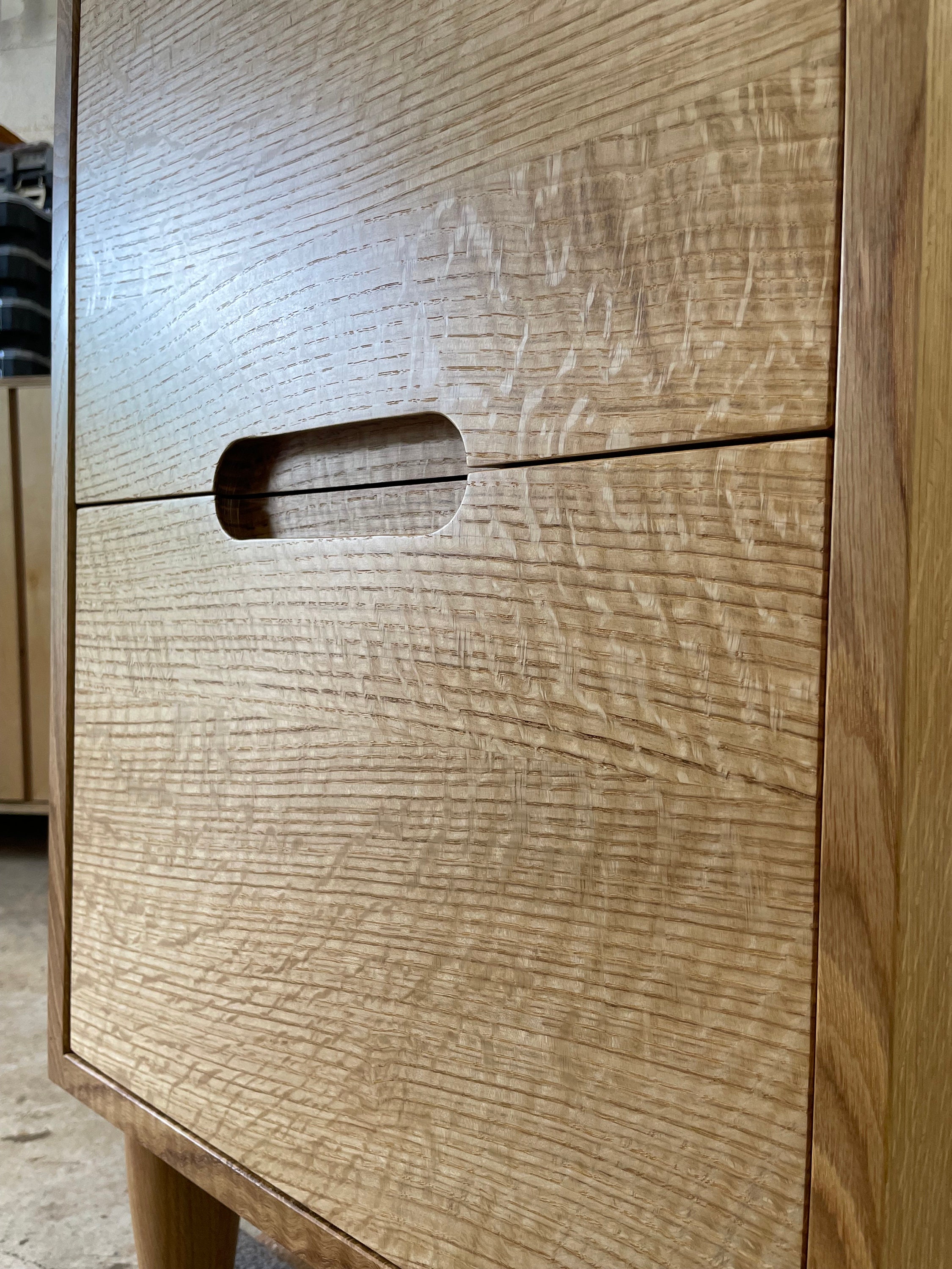 White Oak File Cabinet - Etsy