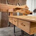 Cherry Live Edge Platform Storage Bed With Custom Nightstands - Etsy