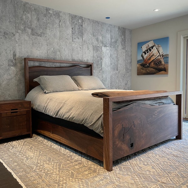 Walnut Bed - Etsy