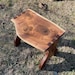 Rustic Boot Bench in Live Edge Walnut. - Etsy